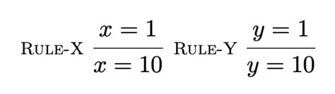 Fonts How Do I Reduce The Size Of Inference Rule Tex Latex Stack