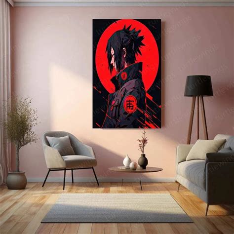 Sasuke Metal Poster Naruto Turtlewings