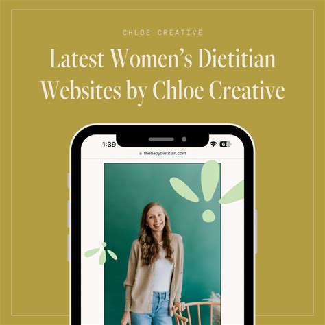 Latest Womens Dietitian Websites By Chloe Creative