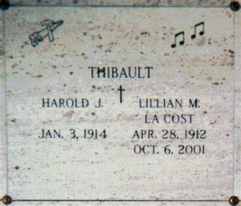 Harold Joseph Thibault 1914 2004 Mémorial Find A Grave