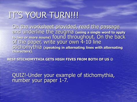 Ppt Zeugma And Stichomythia Powerpoint Presentation Free Download Id