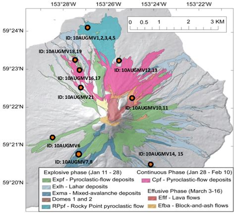 Sample Localities From The 2010 Field Season A Geologic Map Showing