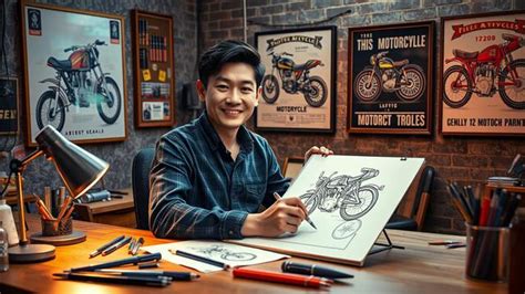 Panduan Lengkap Cara Menggambar Motor Mulai Dari Pemula Hingga Mahir Feeds