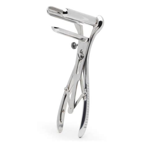 Stainless Steel Rectal Speculum For Anal Play And Medical Fetish