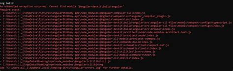 Resolvedcan Not Find Moduleangular Devkitbuild Angular Thecodebuzz