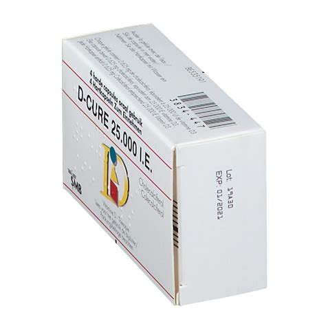 D Cure 25 000 Ui 4 Pcs Farmaline