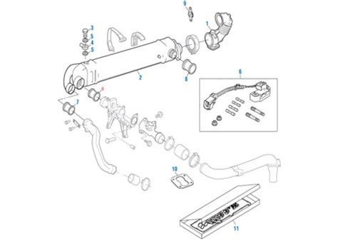 Connecting Pipe Egr Cooler Collecting Pipe Dd15 Ddtp Store Online