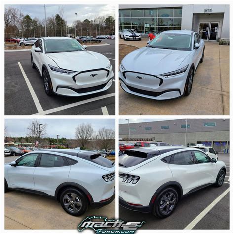 Space White Vs Star White Mach E Pics Macheforum Ford Mustang Mach E News Owners