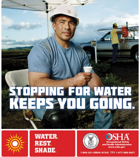 Oshas Workplace Safety Reminder Proper Hydration Is Essential To Prevent Heat Related Illness
