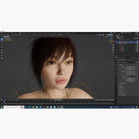 Realistic Cute Female Characters In Swimwear 3d Model Download