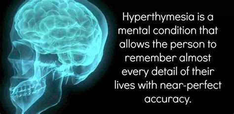 Hyperthymesia Cognitive Psychology Mental Conditions Mad Science