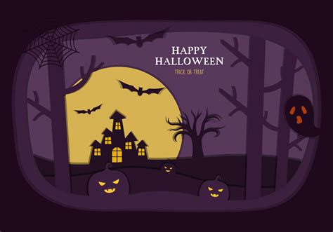 Halloween Illustration Vector 159433 Vector Art At Vecteezy