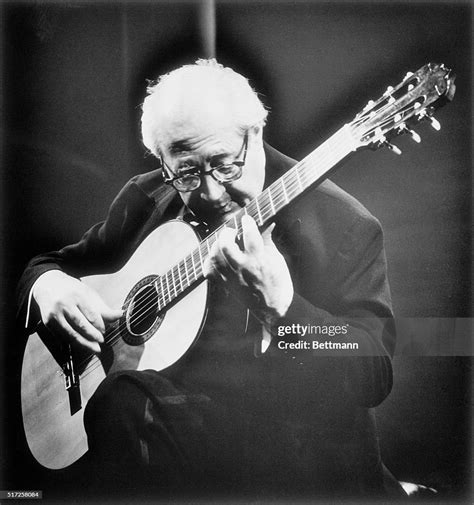 The World Famous Classical Guitarist Andres Segovia Demonstrates