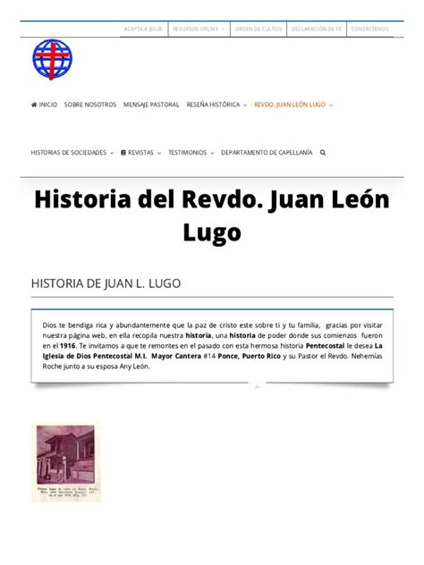 Juan L Lugo Pdf Pentecostalismo Religiones Abrahámicas