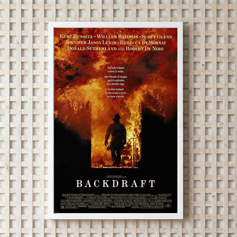 Backdraft Movie Posters Hd Canvas Prints Movie Scenes Vintage