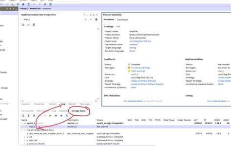 vivado 2019 2 implementation log problem