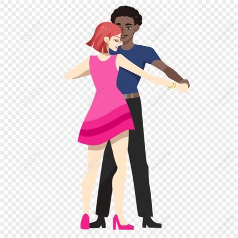 倫巴舞卡通舞台男女 舞台舞 歌舞 優美psd圖案素材免費下載，可愛卡通圖片，尺寸1200 × 1200px Lovepik