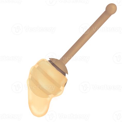 Honey Dripper Made Of Wood 28079273 Png