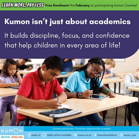 Kumon Kumon Isnt Just About Improving Maths And English Its About