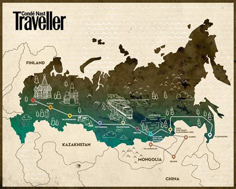 Trans Siberian Railway Map And Guide