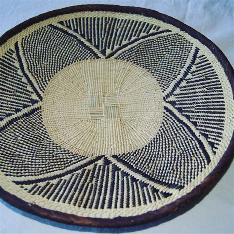 Zimbabwe Tonga Binga Basket Handwoven By Women From Tonga And Binga