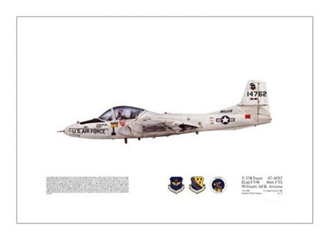 T 37b “tweet” 96th Fts 82 Ftw Williams Afb Az Squadron Graphics