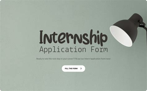 Intern Application Form Template Streamline Your Hiring Process