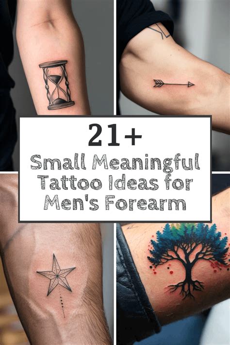 21 Small Meaningful Tattoo Ideas For Mens Forearm Tattoos For Guys