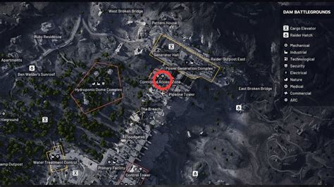 Arc Raiders Dam Battlegrounds Map Guide All Quests And Keys Dexerto