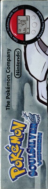 Pokémon Soulsilver Version Cover Or Packaging Material Mobygames