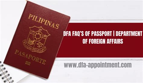 Dfa Passport Correction Form Online