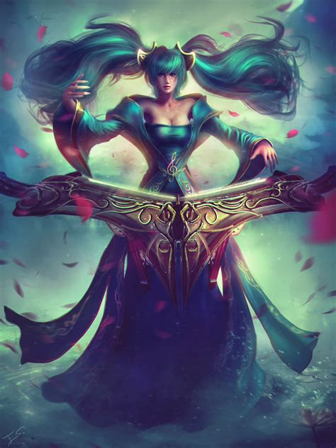 League Of Legends Sona Website Art By Eddy Shinjuku On Deviantart