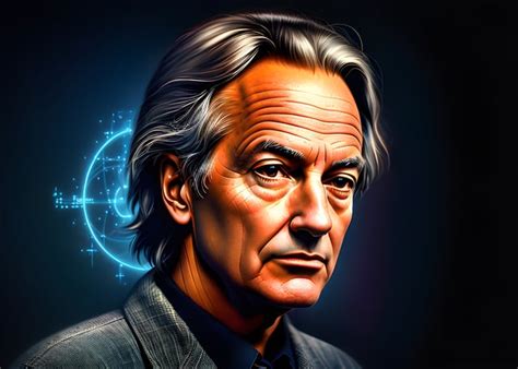 Portrait Of Physicist Richard Feynman Digital Art Rstablediffusion