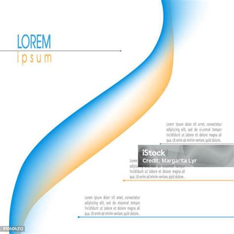 추상 파 블루와 오렌지와 함께 서식 파일입니다 최소한의 벡터 배경입니다 도 서 브로셔 잡지 포스터 전단지 전단지 프레 젠 테이 션 Infographic 웹 페이지에 대 한