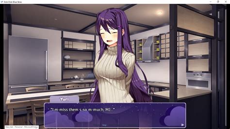 Yuris Past Pt 2doki Doki Blue Skies Ddlc Mod Part 48 Yuri Route