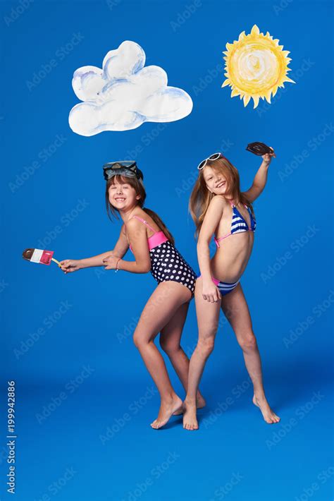 Tween Girls Bikini Beach