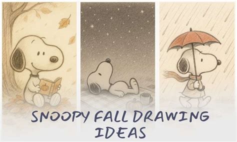 9 Snoopy Fall Doodle Ideas No Artist Can Resist