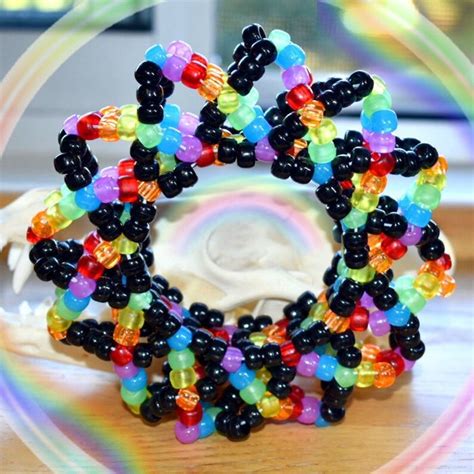 Rainbow Spiral Kandi Cuff By Inkuubus Kandi Photos On Kandi Patterns