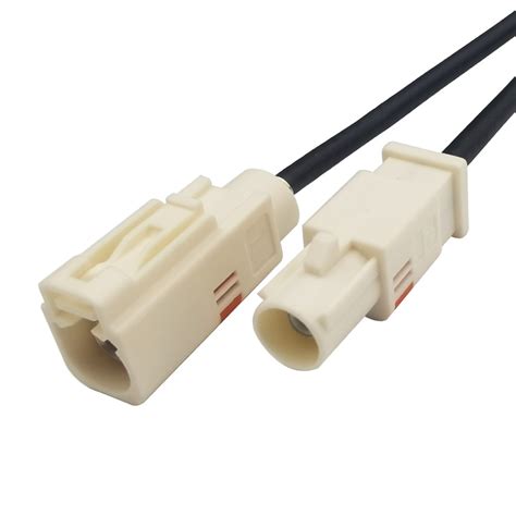 Lightweight White Fakra Gps Adapter Code B Fakra Pigtail Cable Assembly