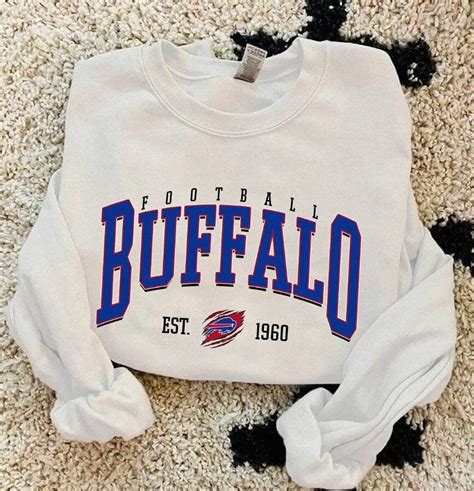 Buff Lo F00tb Ll Sweatshirt Vintage Style Buff Lo
