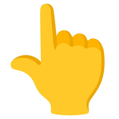 👆 Backhand Index Pointing Up Emoji