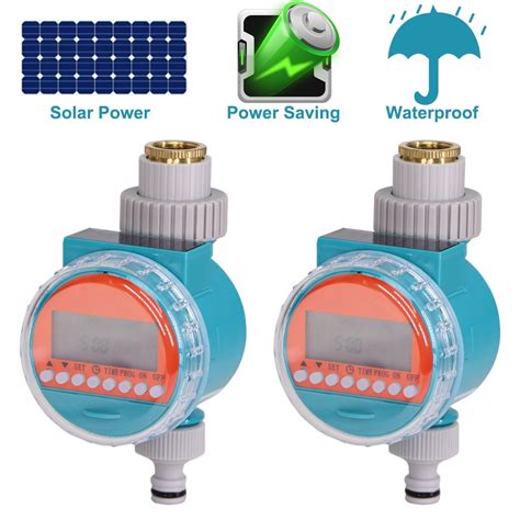 Muciakie Solar Power Garden Water Timer Waterproof Grandado
