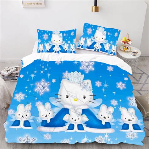 Hello Kitty Bed Set Blue