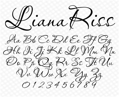 Best Cursive Tattoo Fonts Mensicon