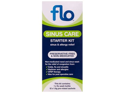 Flo Sinus Care Starter Kit 12 Sachets And Bottle Batch Tested