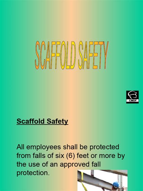 Fg3 Scaffold Safety Pdf