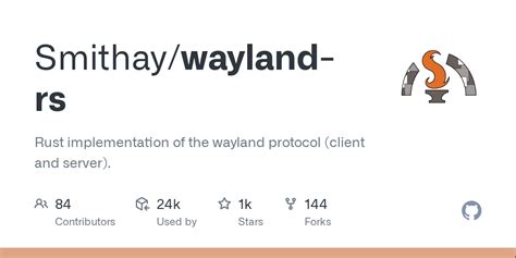 Github Smithaywayland Rs Rust Implementation Of The Wayland Protocol Client And Server