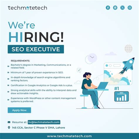 Techmatetech Llc On Linkedin Hiring Alert Seo Onpageseo Offpageseo