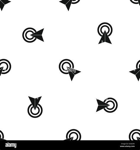 Click Pattern Seamless Black Stock Vector Image And Art Alamy