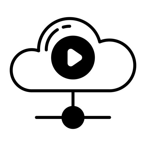 Cloud Sharing Vector Icon Isolated On White Background 18764077 Vector Art At Vecteezy